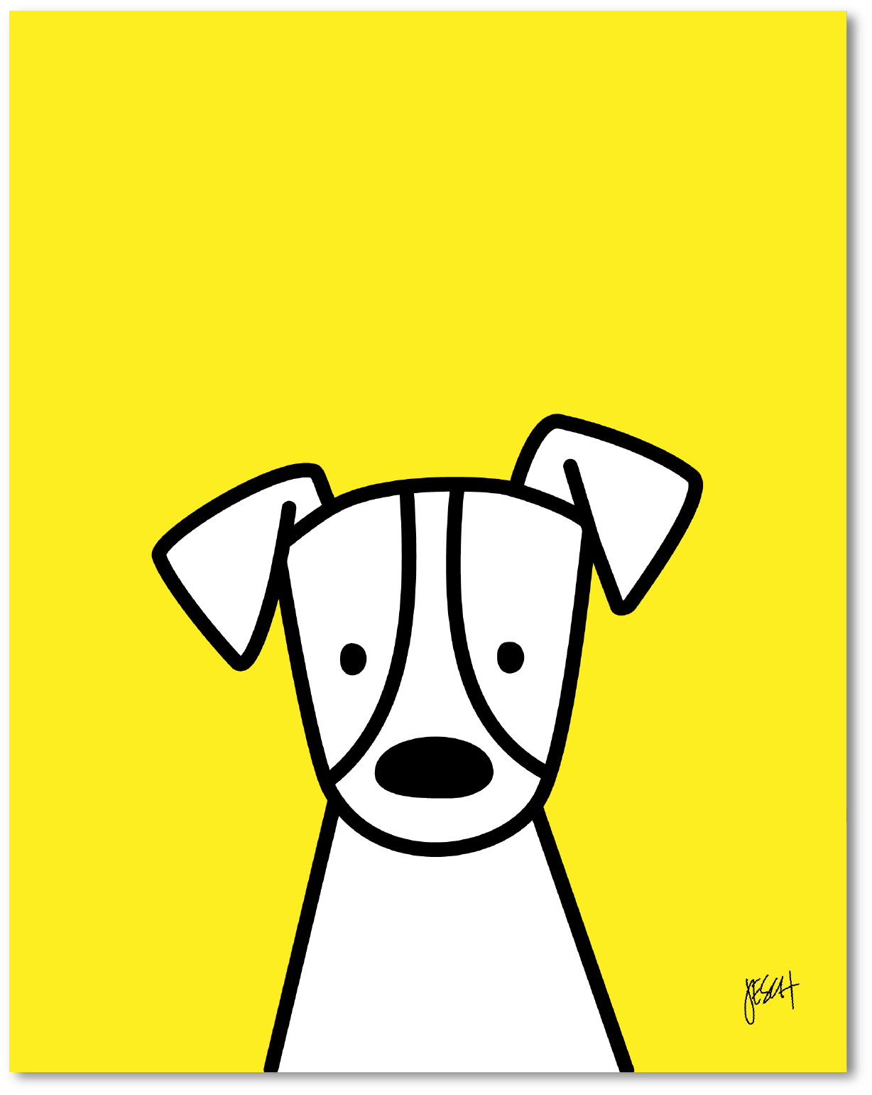 Jack Pose Art Print – Font & Fiction LLC
